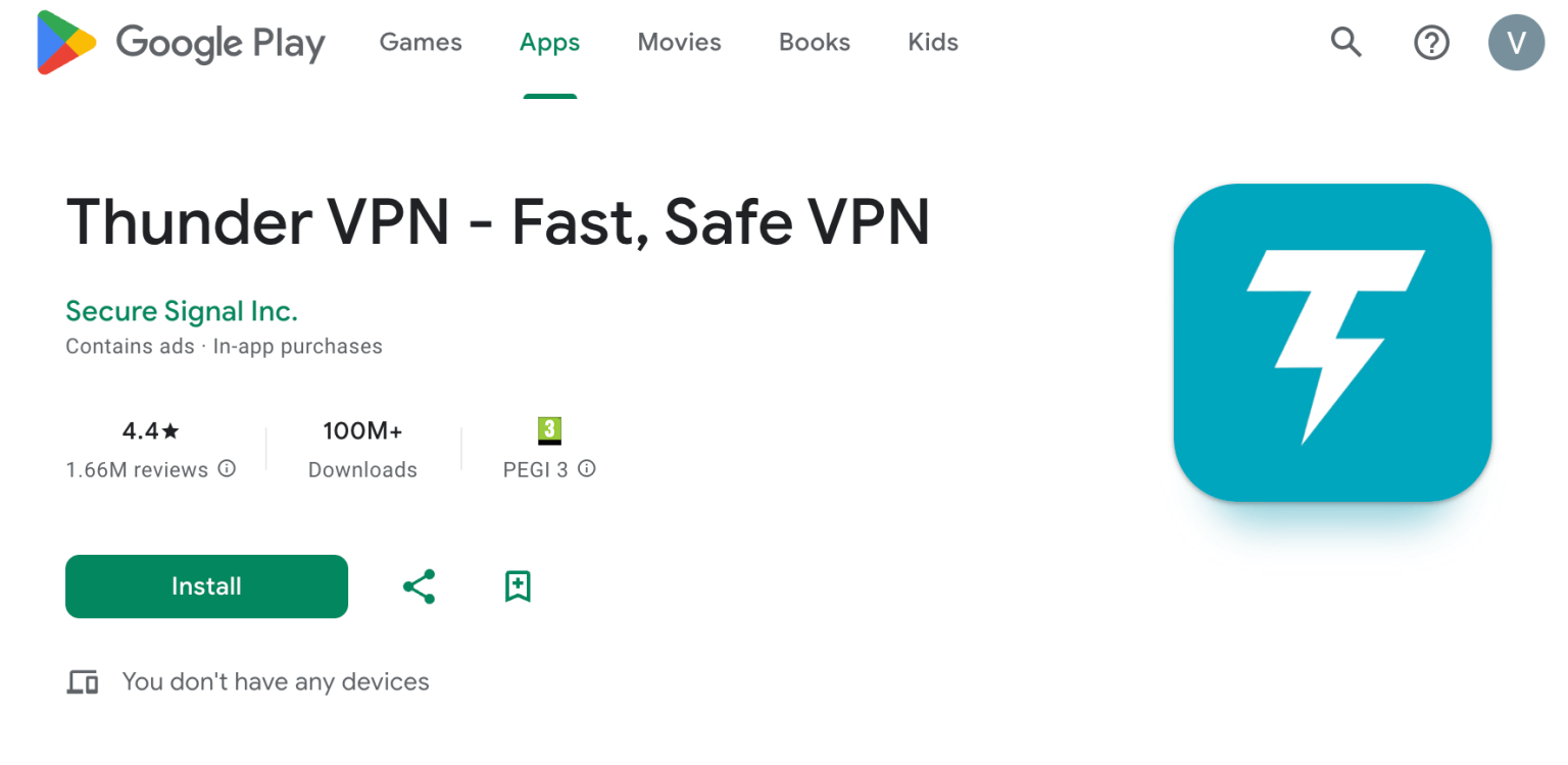 Thunder VPN Review 2025: Limited Features & Privacy Concerns